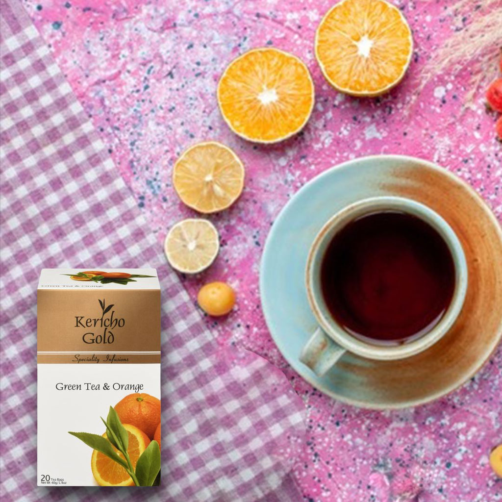 Kericho Gold Green Tea & Orange | Kericho Gold U.S.A
