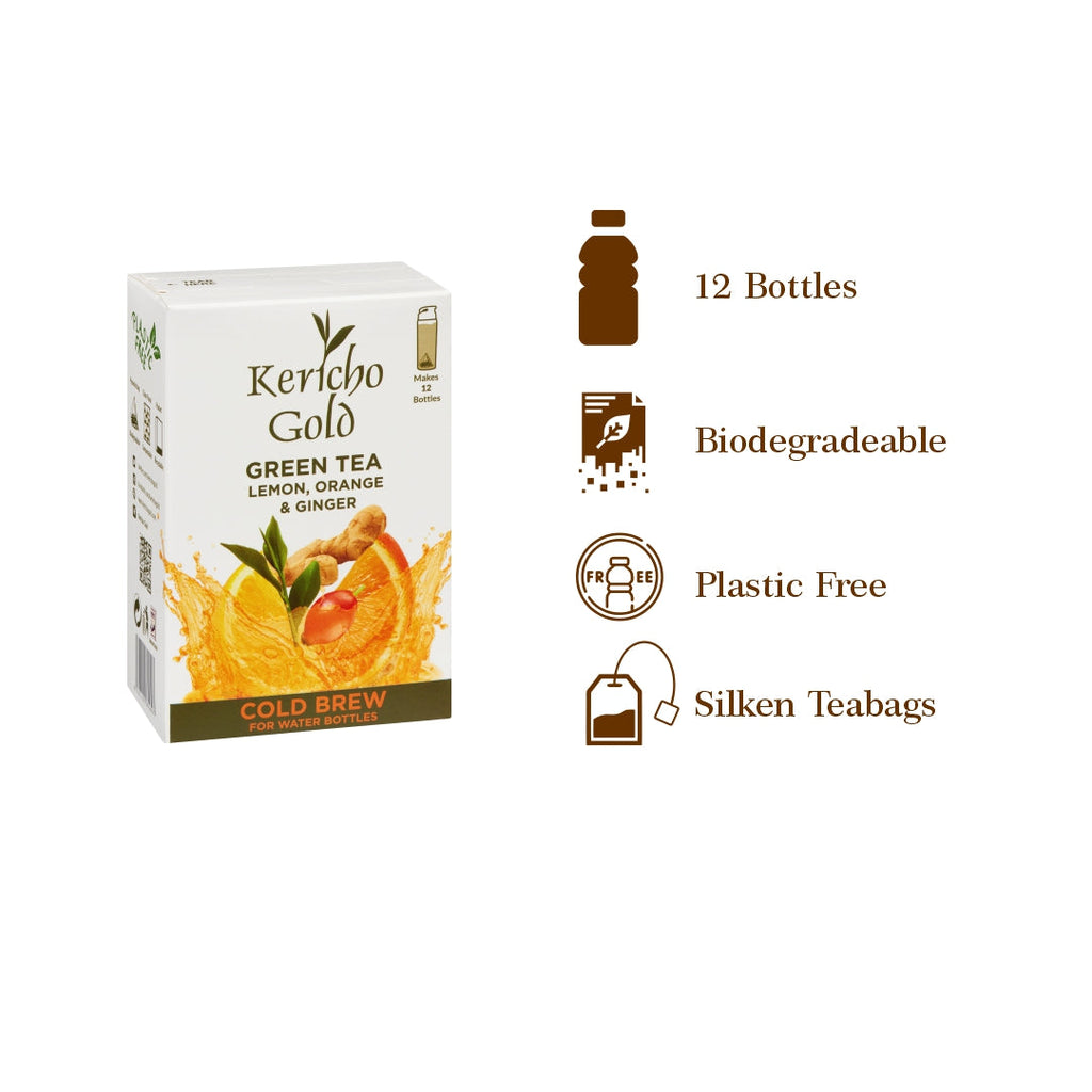 Green Tea Lemon, Orange & Ginger | Kericho Gold U.S.A