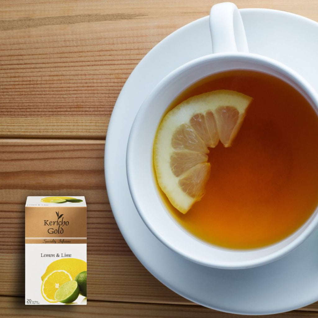 Buy Lemon & Lime Tea Bags Online at Best Price | Kericho Gold U.S.A