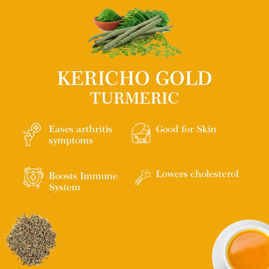 Green Tea, Turmeric, Moringa, Lemongrass and Anise. | Kericho Gold U.S.A