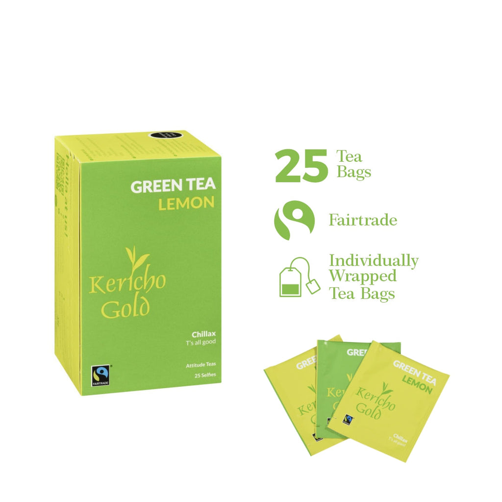 Buy Green & Lemon Tea Bags Online at Best Price | Kericho Gold U.S.A